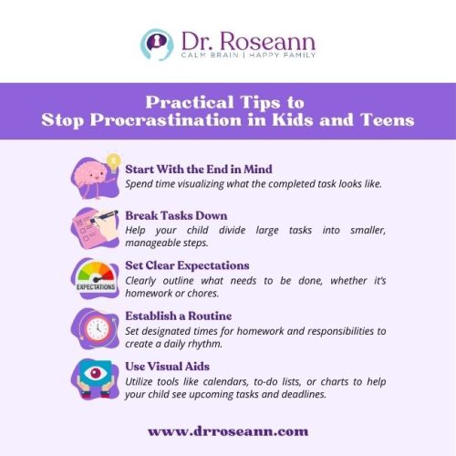 How to Stop Procrastination: Helping Your Child Start Tasks with ...